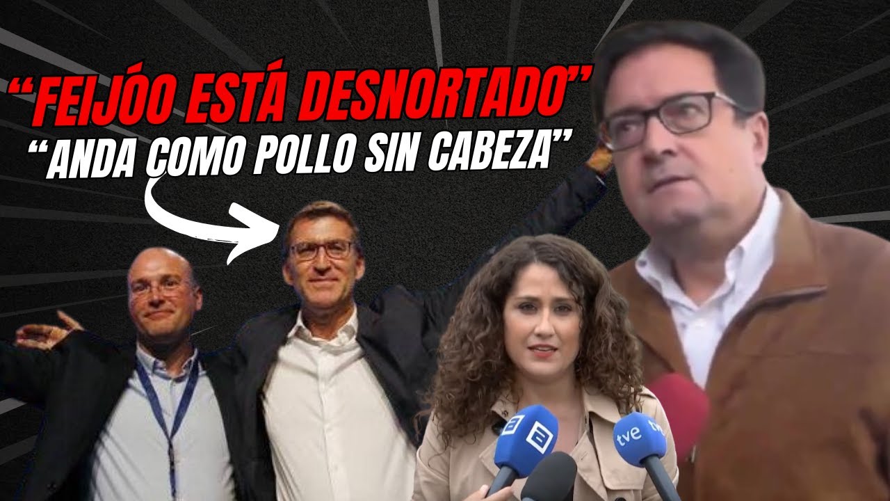 🔥ÓSCAR ÁGUEDA: "EL PP ANDA COMO POLLO SIN CABEZA, FEIJÓO ESTA PERDIDO ...