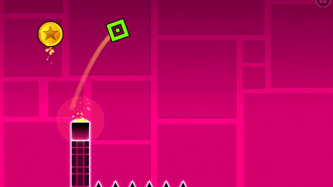 GEOMETRY DASH | 2ND LEVEL | BACK ON TRACK - YouTube