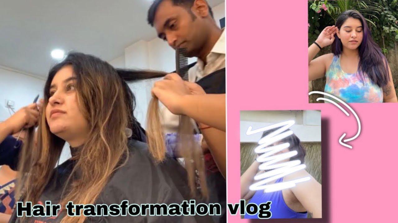 Hair transformation vlog💇🏻‍♀️🫣 | Huge transformation🥵 - YouTube