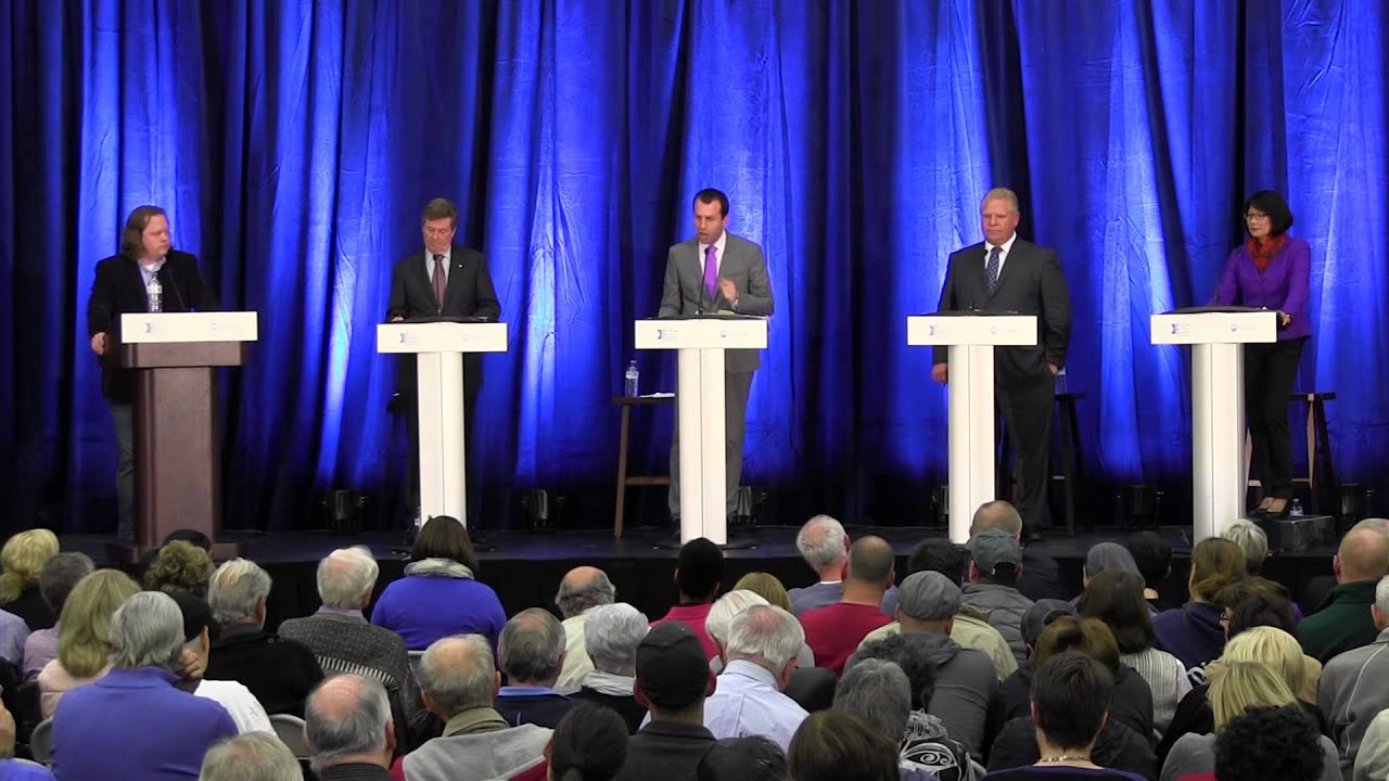 Toronto Mayoral Debate - October 5, 2014 - Part 3 - YouTube
