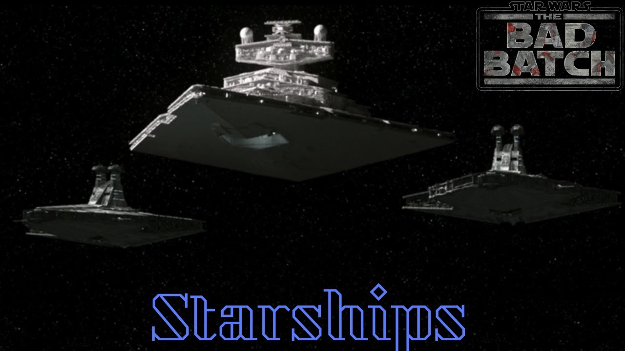 All STARSHIPS MOMENTS AND BATTLES in Star Wars The Bad Batch - YouTube