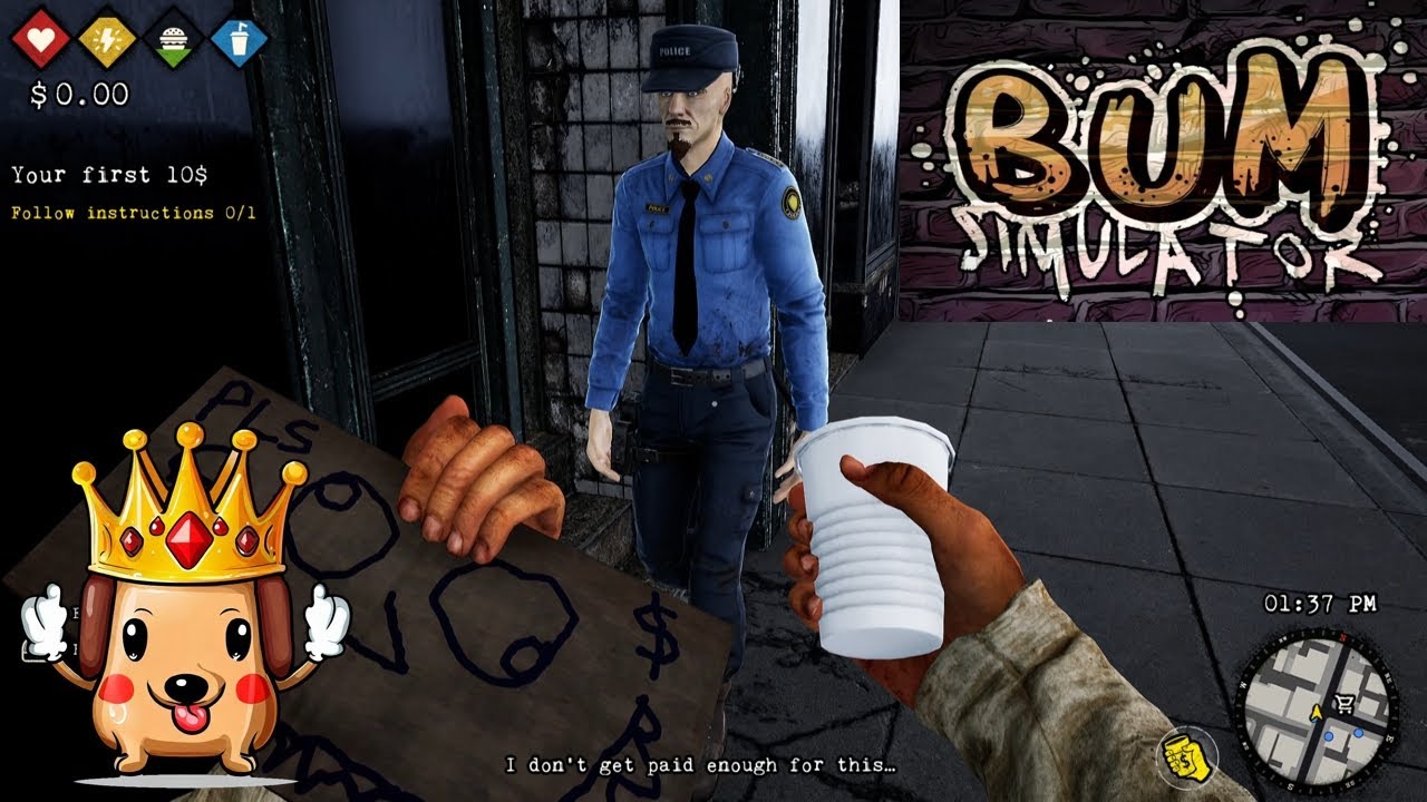 I became a pigeon wizard in Bum Simulator - YouTube