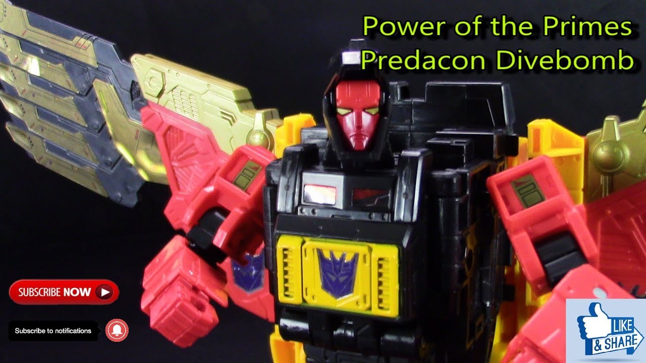 Transformers Power of the Primes Predacon Divebomb - YouTube