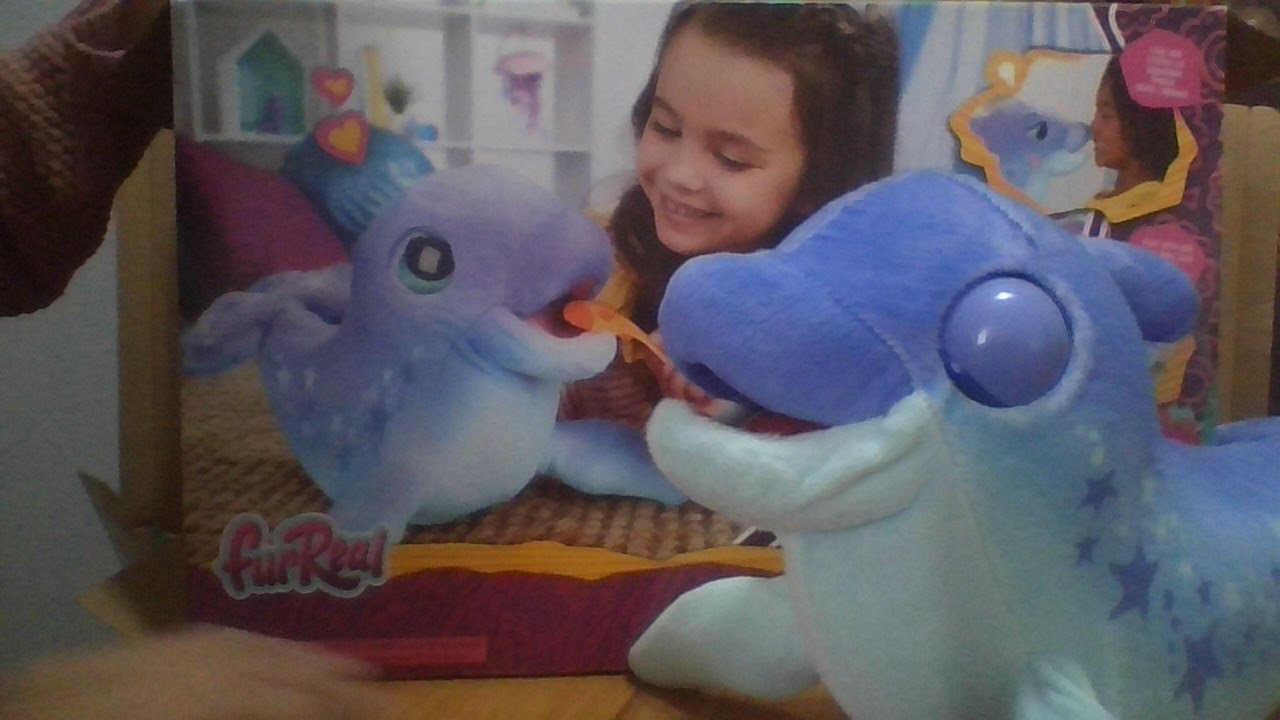Unboxing Furreal friends dazzlin dimples my playful dolphin ...