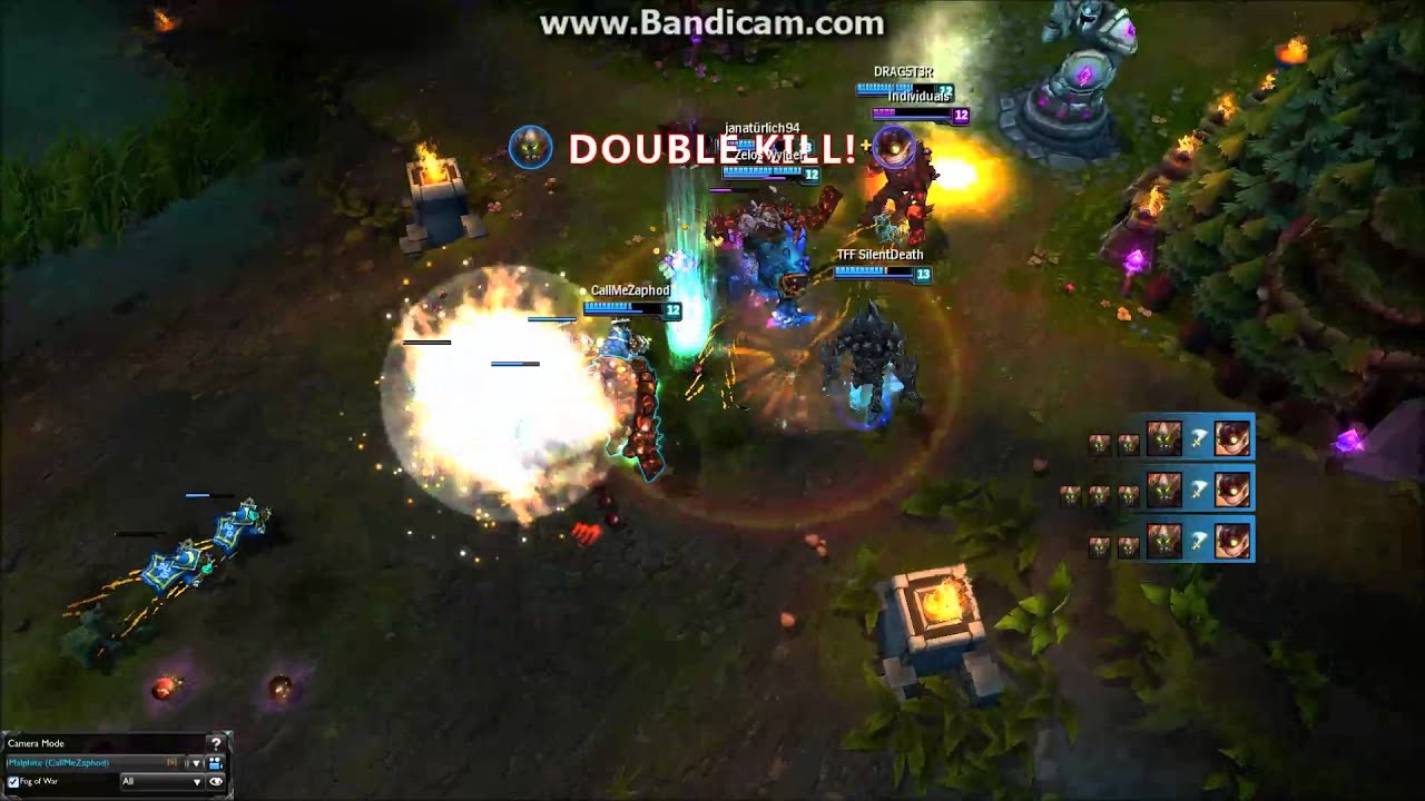 League of Legends - One for All Malphite Ult Combo - YouTube