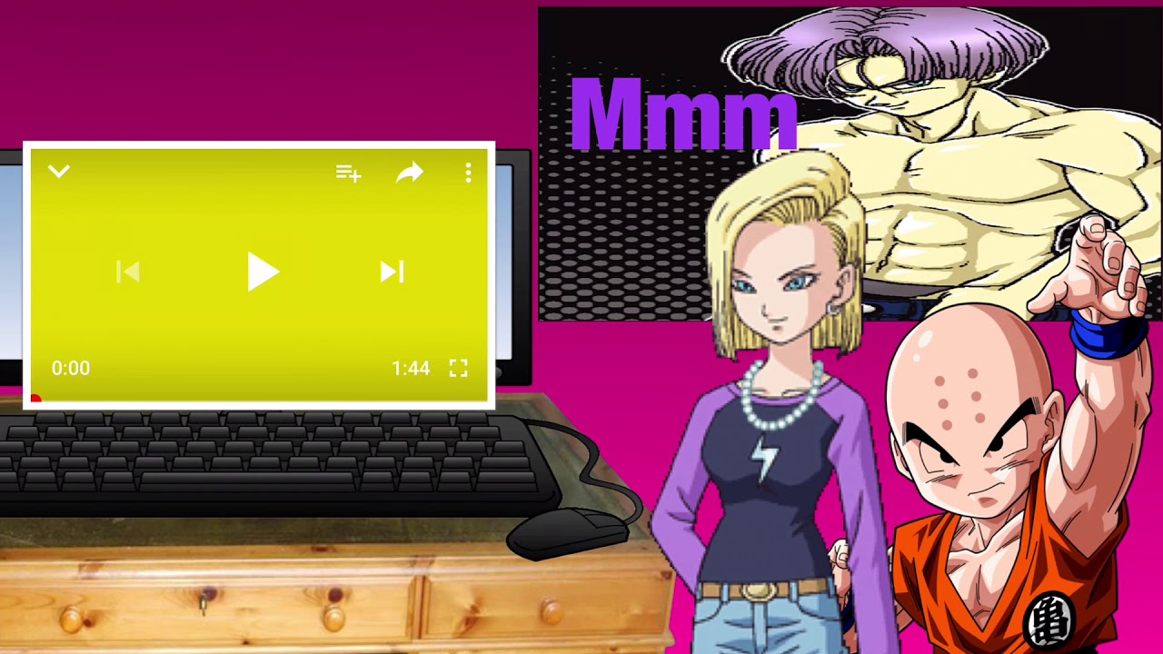 I LOVE TRUNkS 💕 💗 ️ Android 18 reacts to future future trunks warns ...