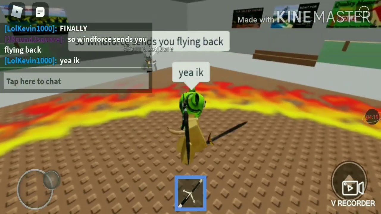Playing General Sword Fighting Game with Owner - YouTube