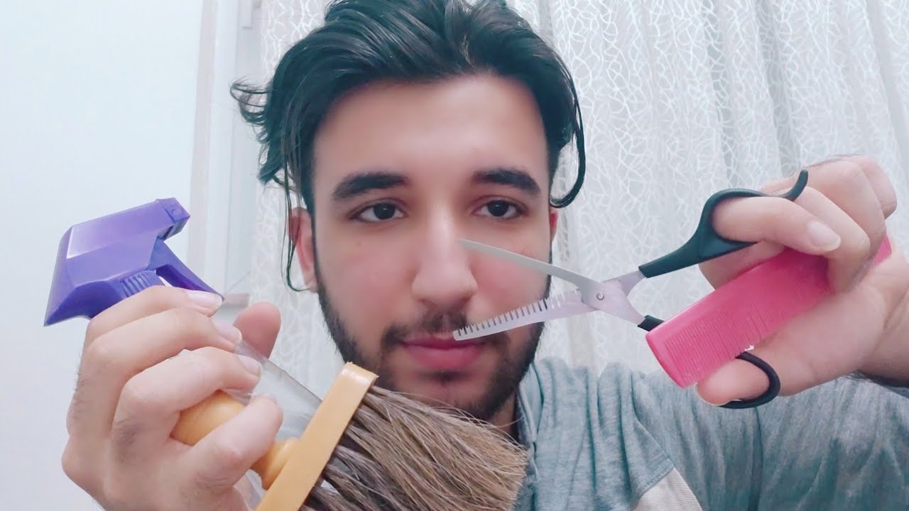 ASMR 1 Minute fast and aggressive Haircut - YouTube