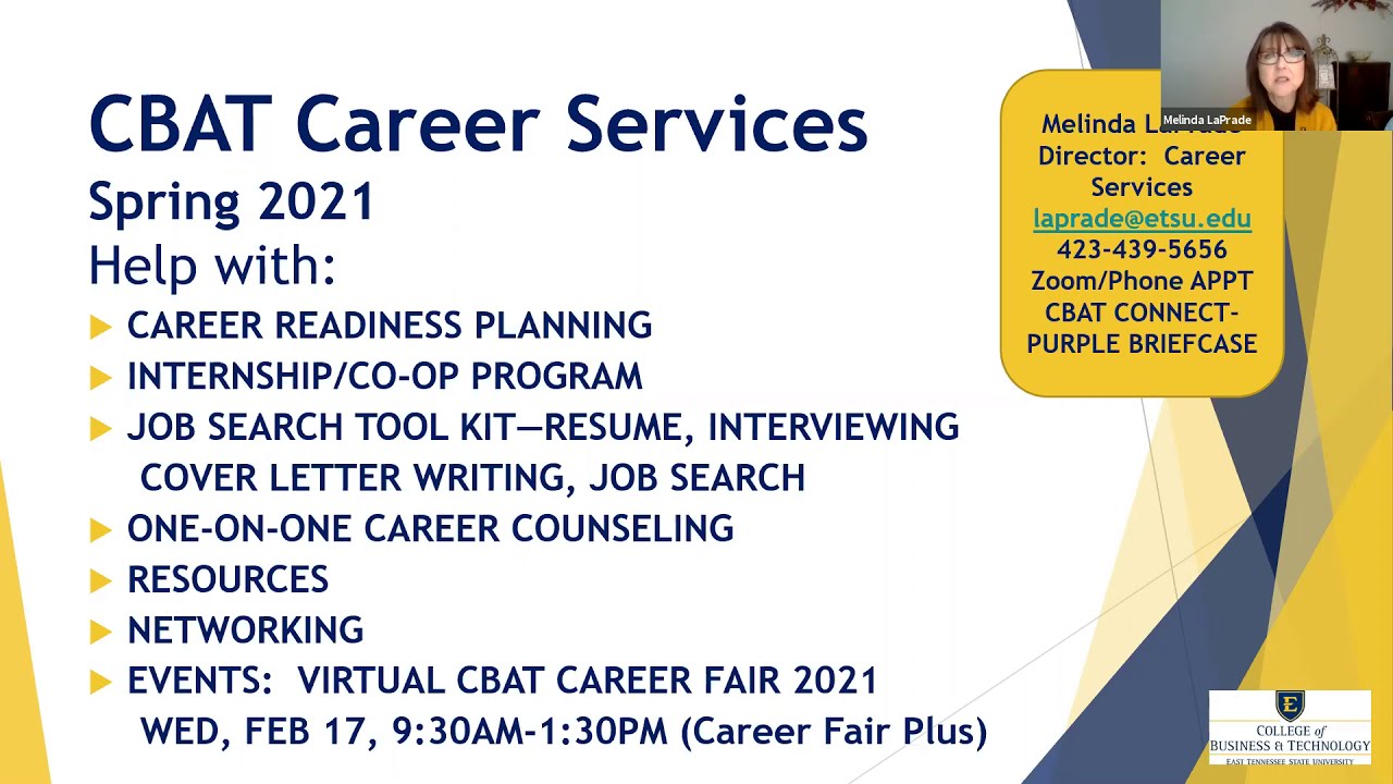 CBAT Career Services - YouTube