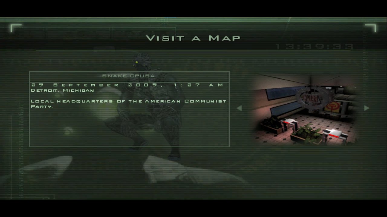 Splinter Cell Chaos Theory Map Tours: Snake CPUSA - YouTube