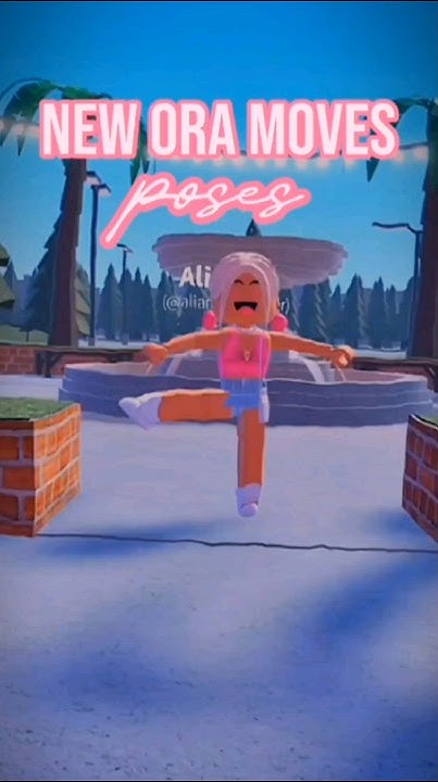 New Ora Poses!! || Part 1 || Official Roblox Aldc || #aldc #roblox # ...