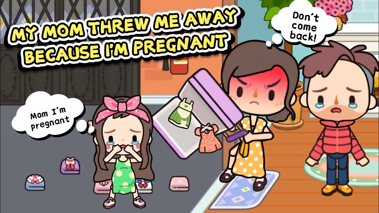 MOM THREW ME AWAY BECAUSE I GOT PREGNANT🤰🏼| Miga world | Sad Story | # ...