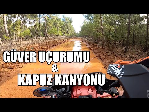 EŞSİZ MANZARALAR VE ZOR YOLLAR. ATV ile Güver uçurumu ve Kapuz Kanyonu. Orman, nehir ne ararsan var.