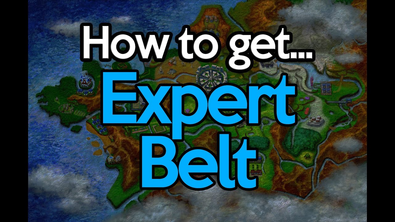 Where to find Expert Belt Pokemon X and Y - YouTube