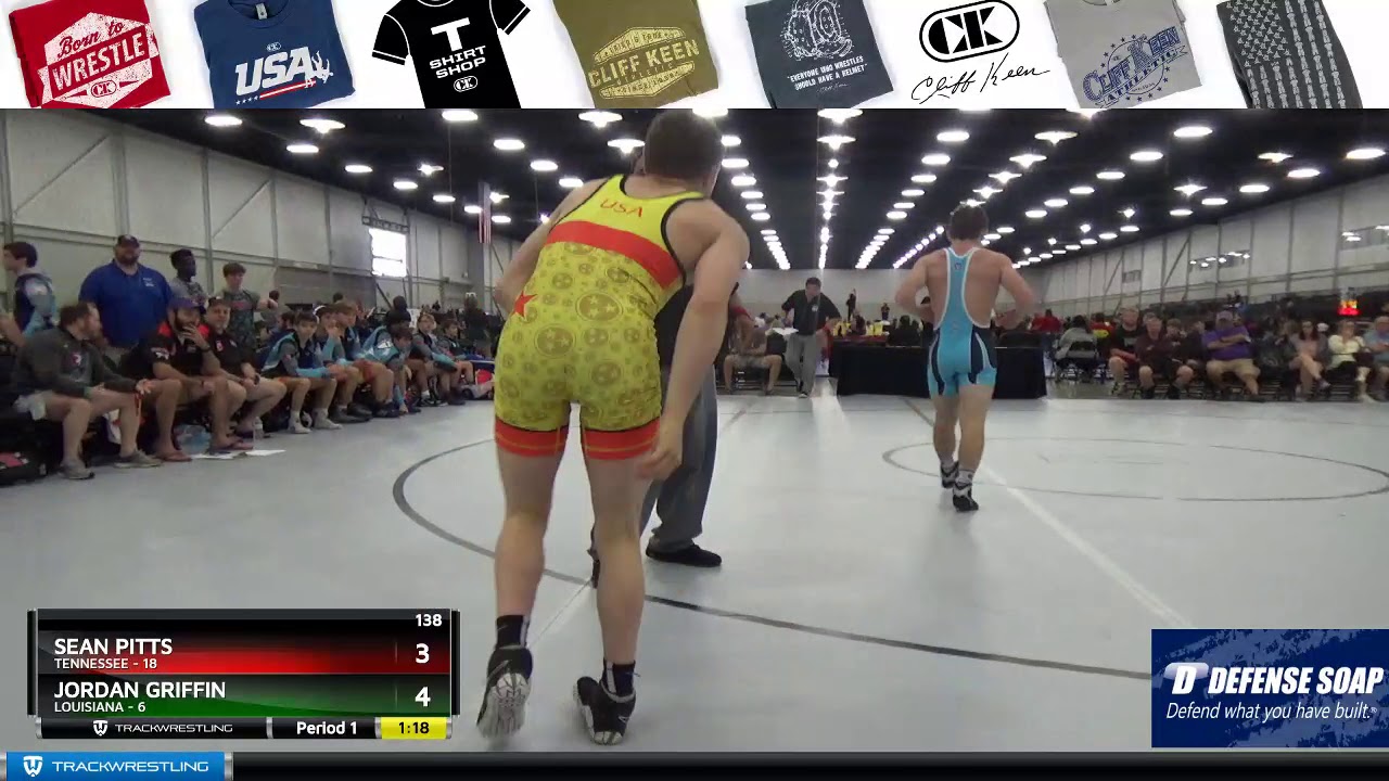 138 Sean Pitts Tennessee Vs Jordan Griffin Louisiana - YouTube