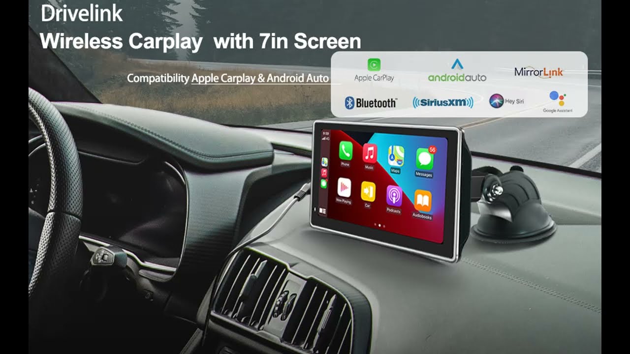 DriveLink Wireless Carplay Adapter Screen for Apple Carplay/ Android ...