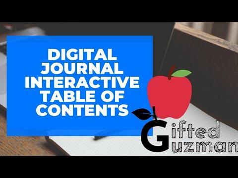 Digital Journal - Interactive Table of Contents - YouTube