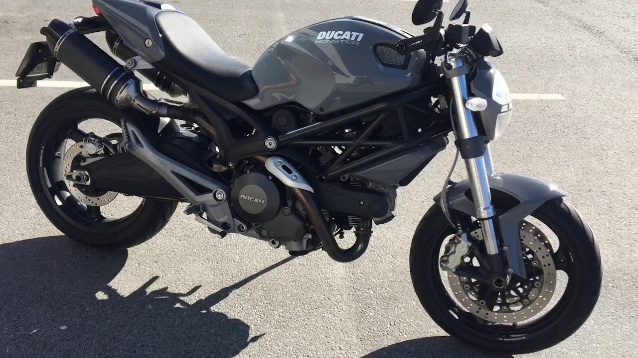 2008 Ducati Monster 696 Nardo grey - YouTube