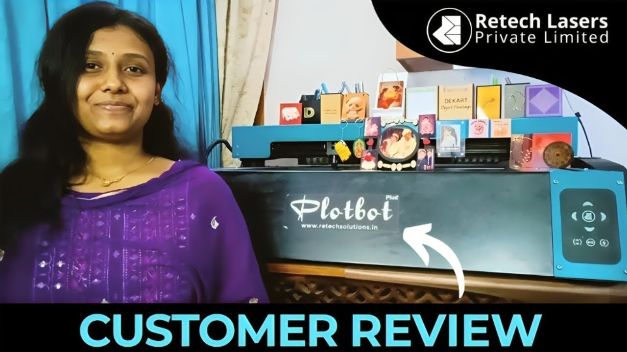 Plotbot Plus - Customer Feedback | Laser Cutting Machine | Retech Lasers - YouTube