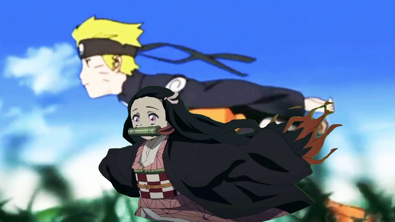 Nezuko Running with Naruto - YouTube