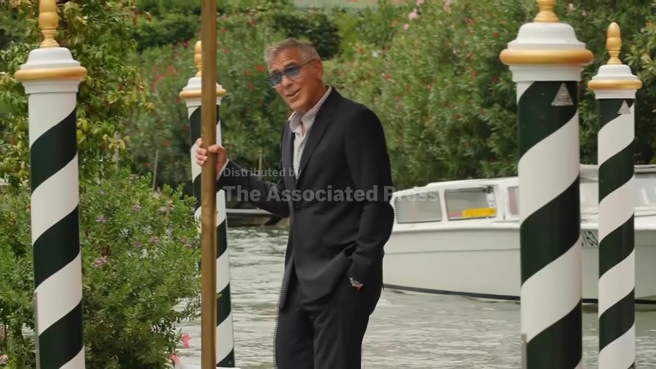 George Clooney, Adam Sandler and 'Jay Kelly' cast arrive at Excelsior ...