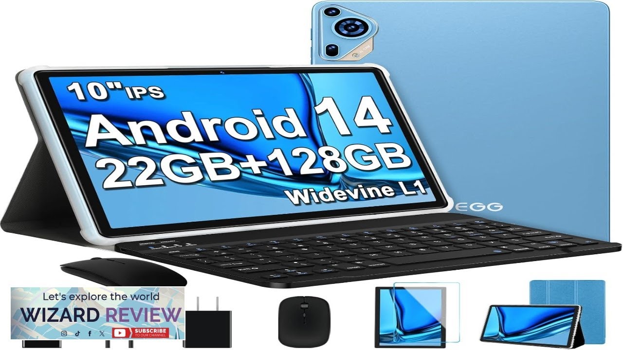 2024 Newest Android 14 Tablet 10 inch Octa-Core Tablets with 22GB RAM+ ...