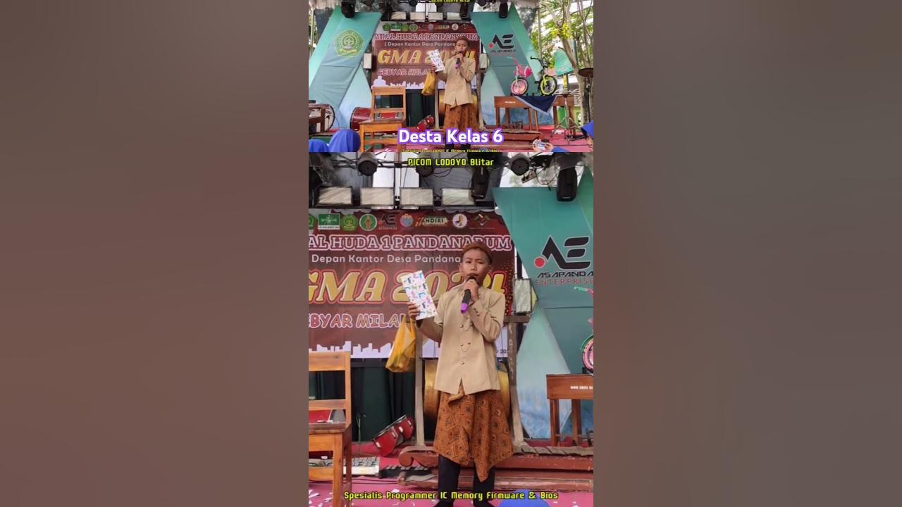 Desta Kelas 6 Puisi Wutah Getihku Gebyar MILAD Ke-68 MI AL-HUDA 1 Pandanarum - YouTube