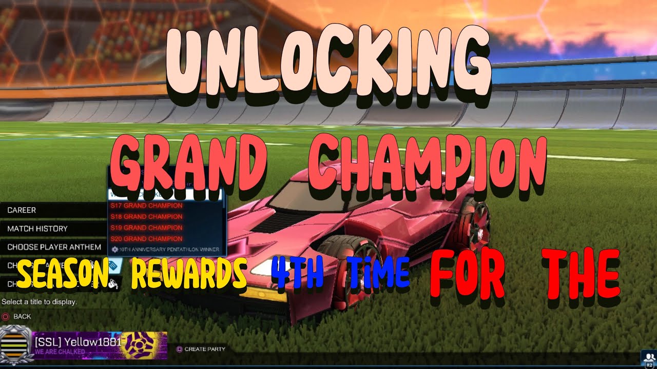 Unlocking Grand champion season rewards for the 4TH TIME - YouTube