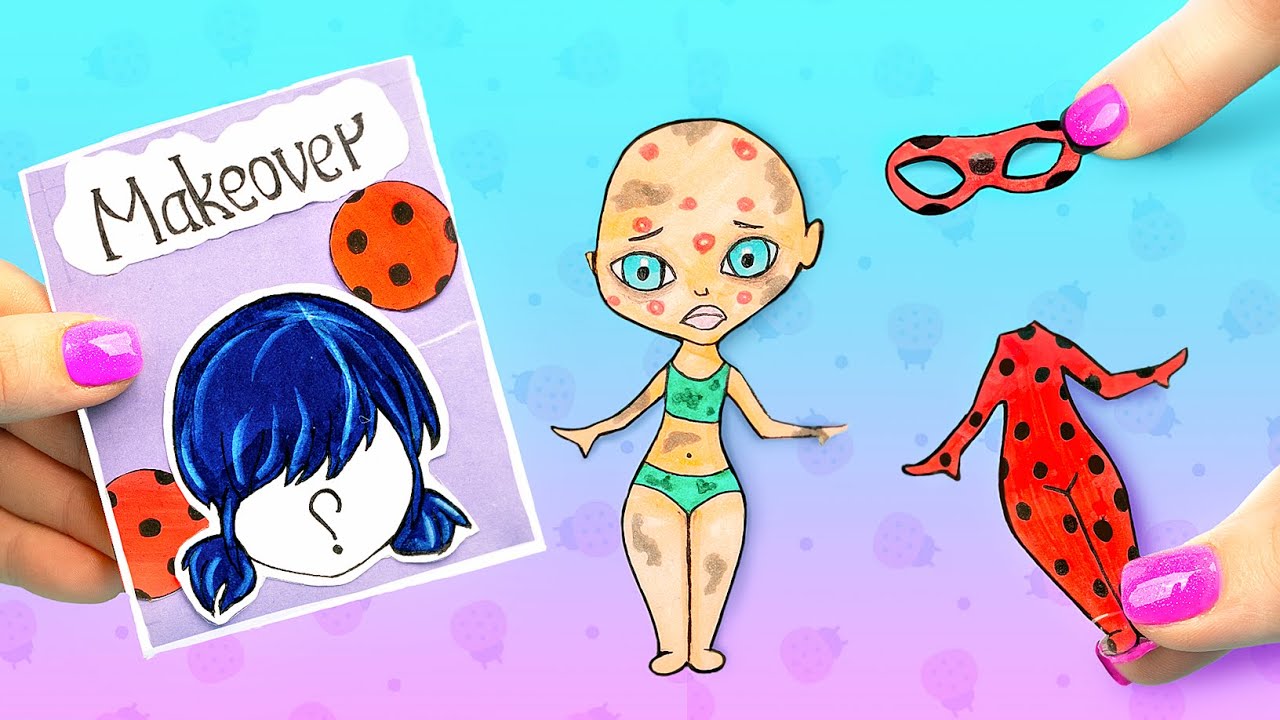 Miraculous Ladybug Outfit Blind Bag Tutorial - YouTube