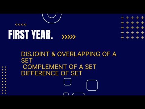 "Mastering Set Operations: Disjoint, Overlapping, Complement, and ...