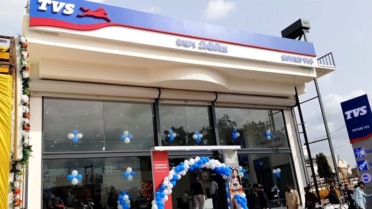 Shyam TVS Amreli TVS showroom 2023 - YouTube