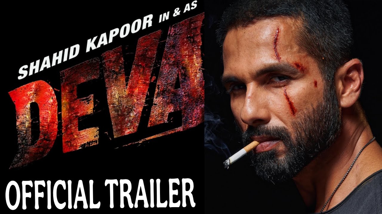 Deva Official Trailer | Shahid Kapoor | Pooja Hegde, | In Cinemas 31 ...