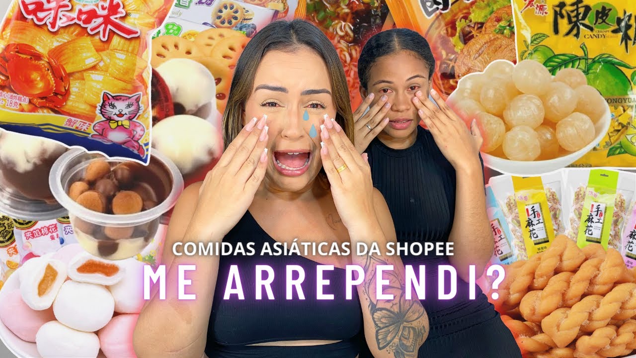 COMPREI AS COMIDAS E DOCES MAIS ESTRANHOS ASIÁTICOS | Provando doces do japão!! - YouTube