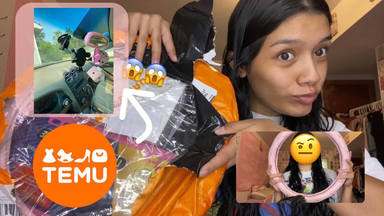 TEMU CAR ACCESSORY HAUL!!! (Phone mounts, steering wheel cover, etc ...