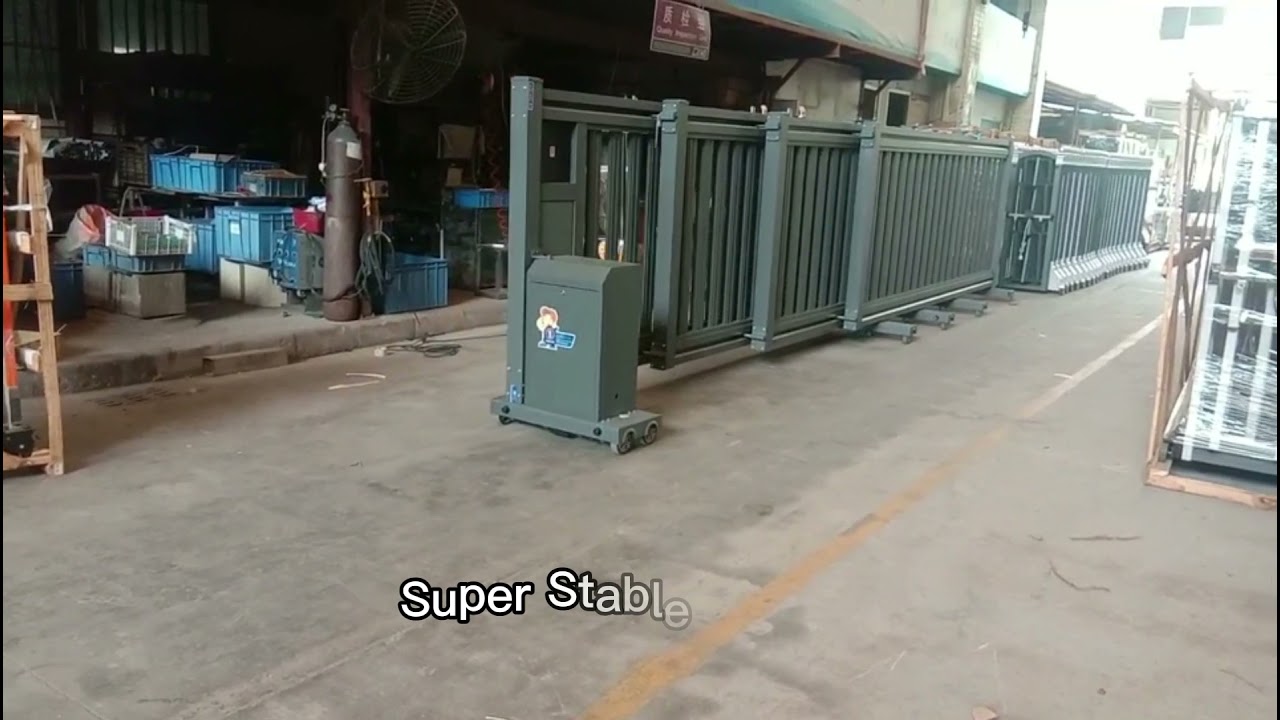Telescopic Sectional Sliding Gate| Smart Operated!! - YouTube