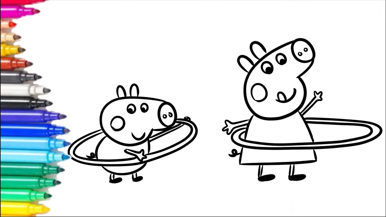 Peppa's Playful Hula Hoop Adventure: A World of Colors and Rhymes for ...