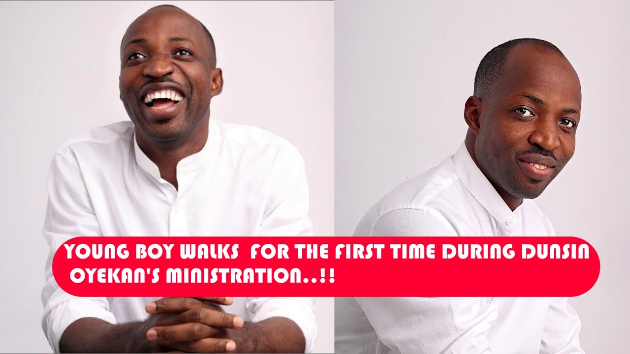 Young boy walks for the first time during Dusin Oyekan's ministration ...