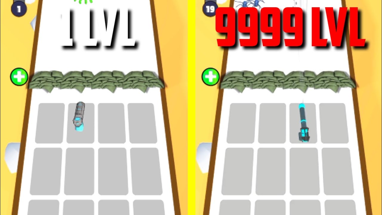 MAX LEVEL in Gun Merge Game! - YouTube
