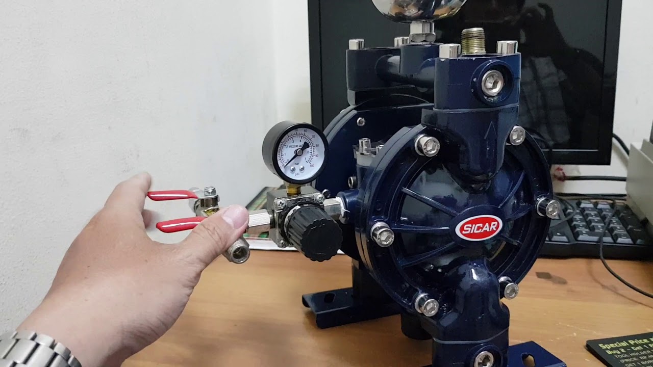 Jual pompa diaphragm pump - YouTube