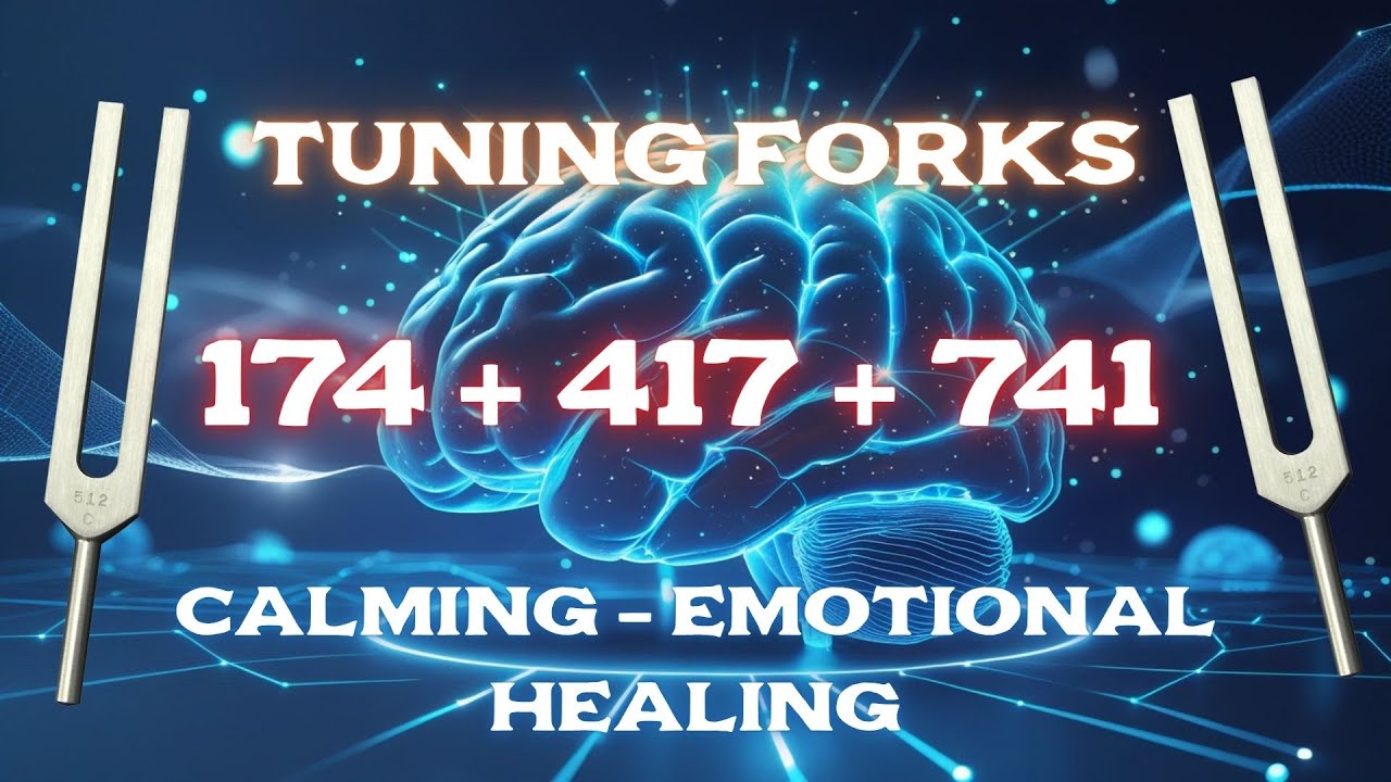 174Hz + 417Hz + 741Hz Triple Solfeggio Frequency Healing | Sacral ...