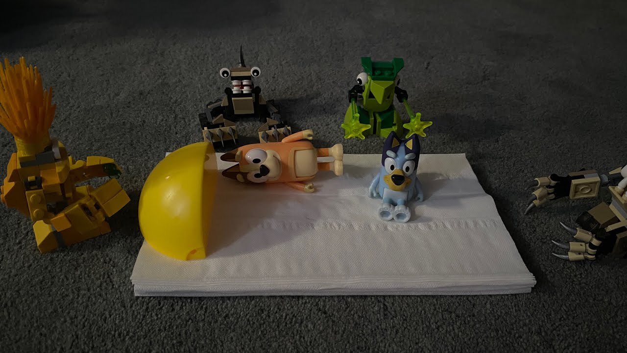 A scene from Bluey Recreated with Lego Mixels - YouTube