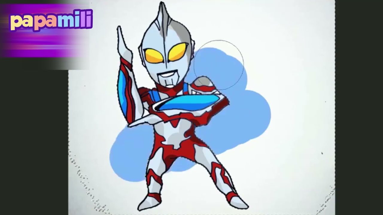 Cara menggambar dan mewarnai Ultraman Ribut | Balonku Ada Lima - Lagu ...