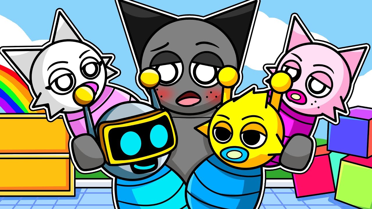 ¡GRAY ADOPTA A TODOS LOS SPRUNKIS con WENDA en ROBLOX!😨👶🏻¿CUAL SERA?🤔 ...