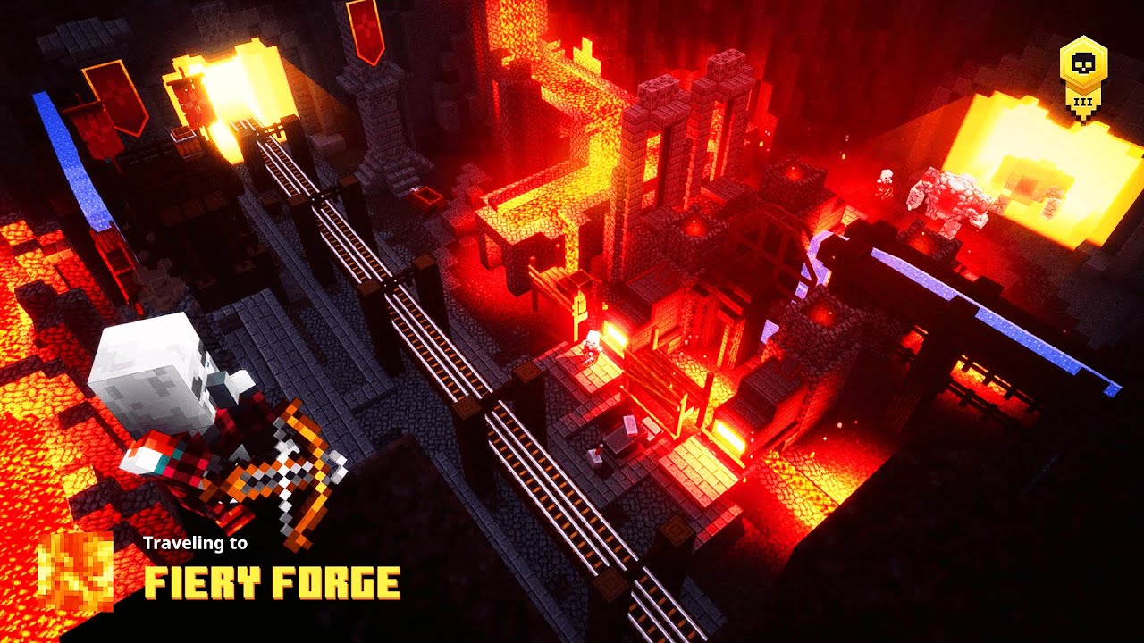 Minecraft: Dungeons & Ender Dragons - Fiery Forge - YouTube