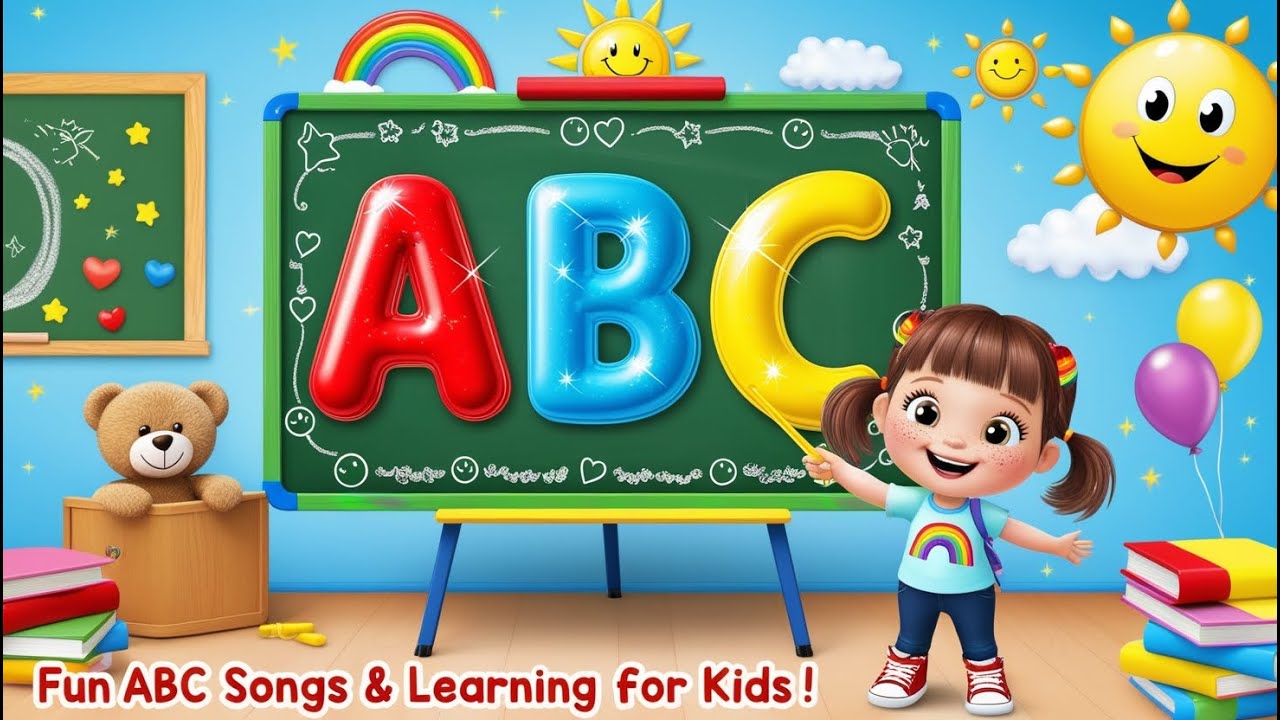 ABC Learning Fun Alphabet Song for Kids Educational 3D Animation for ...