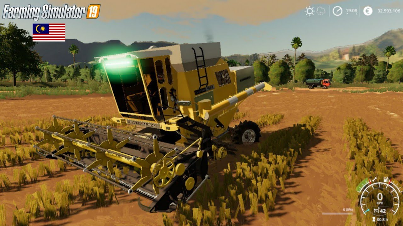 New Holland 1545 Cabin Malaysia 'mesin Nyang Racing kerat padi ...