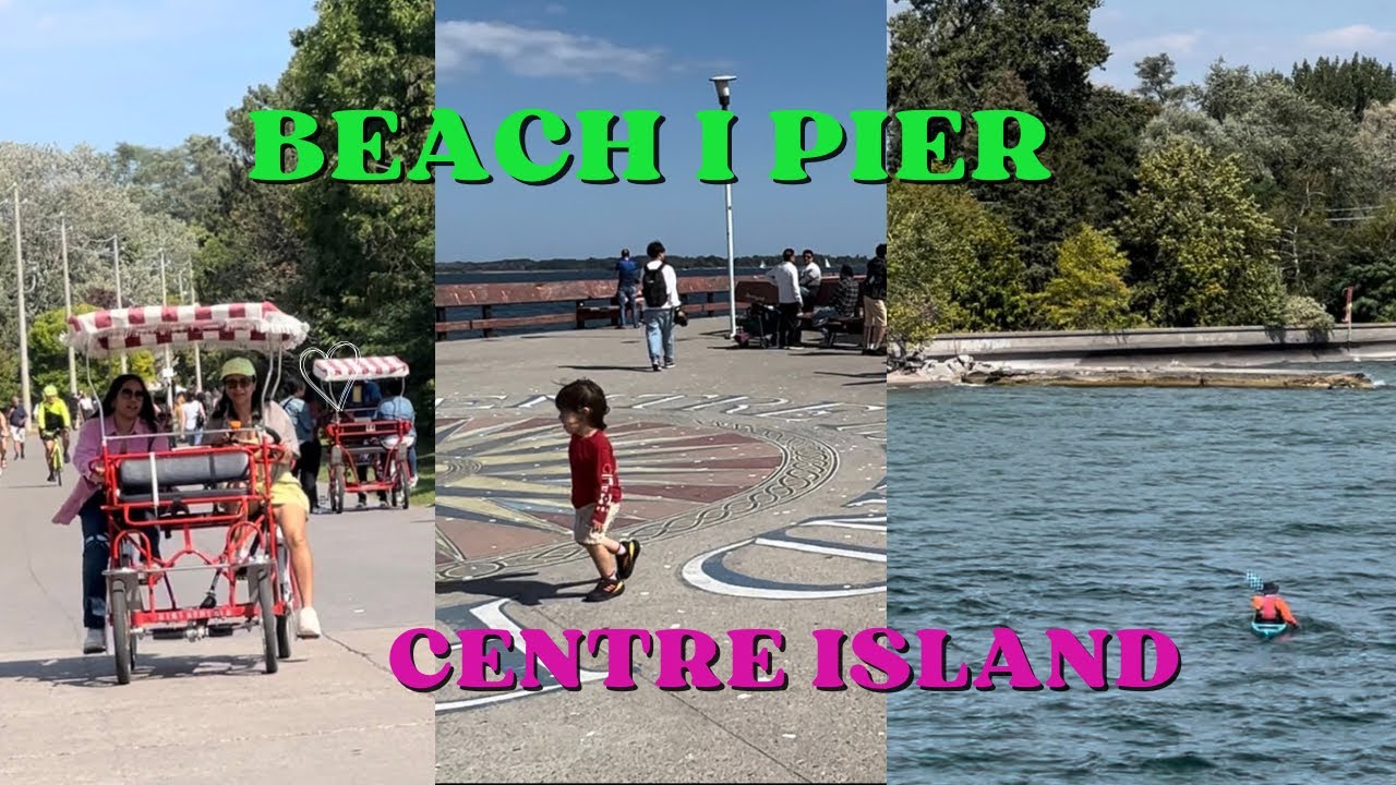 The way to the beach I pier I Centre Island - YouTube