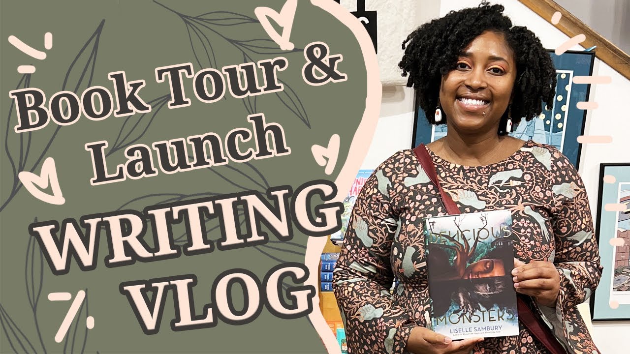 Writing Vlog: Book Tour & Launch of Delicious Monsters [CC] - YouTube