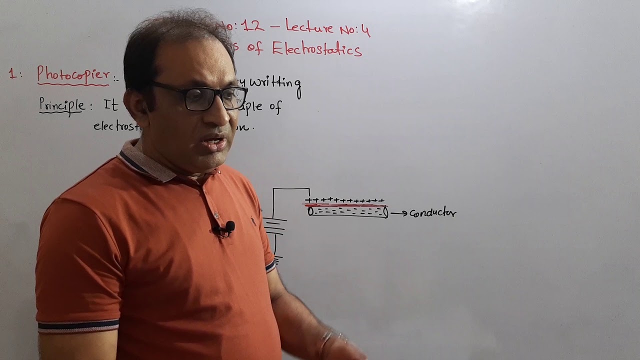 Electrostatics Lec-6 | Applications | Photocopier and Inkjet Printer ...