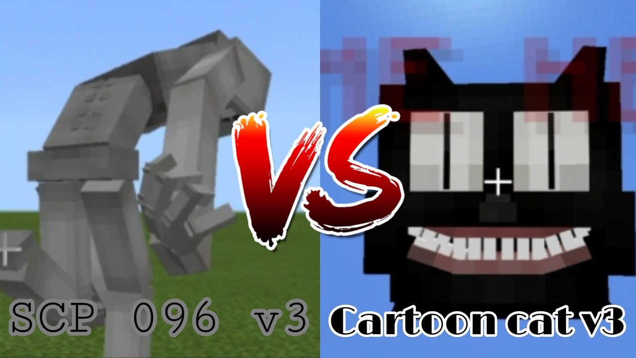 【MinecraftPE/BE】リクエストモブバトル！SCP 096 v3 vs Cartoon cat v3 #15 - YouTube